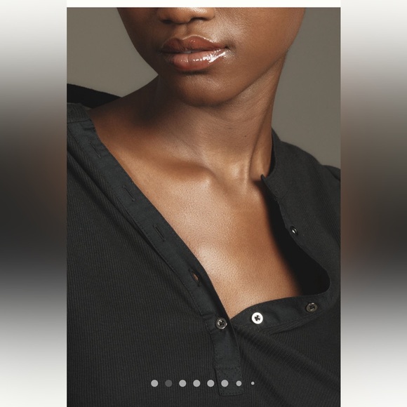 Pilcro | Tops | Andie Ribbed Henley Top By Pilcroshortsleeve ...